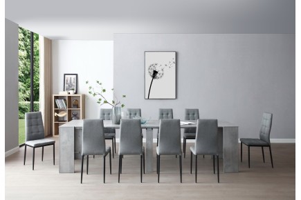 Mesa de consola de jantar extensível