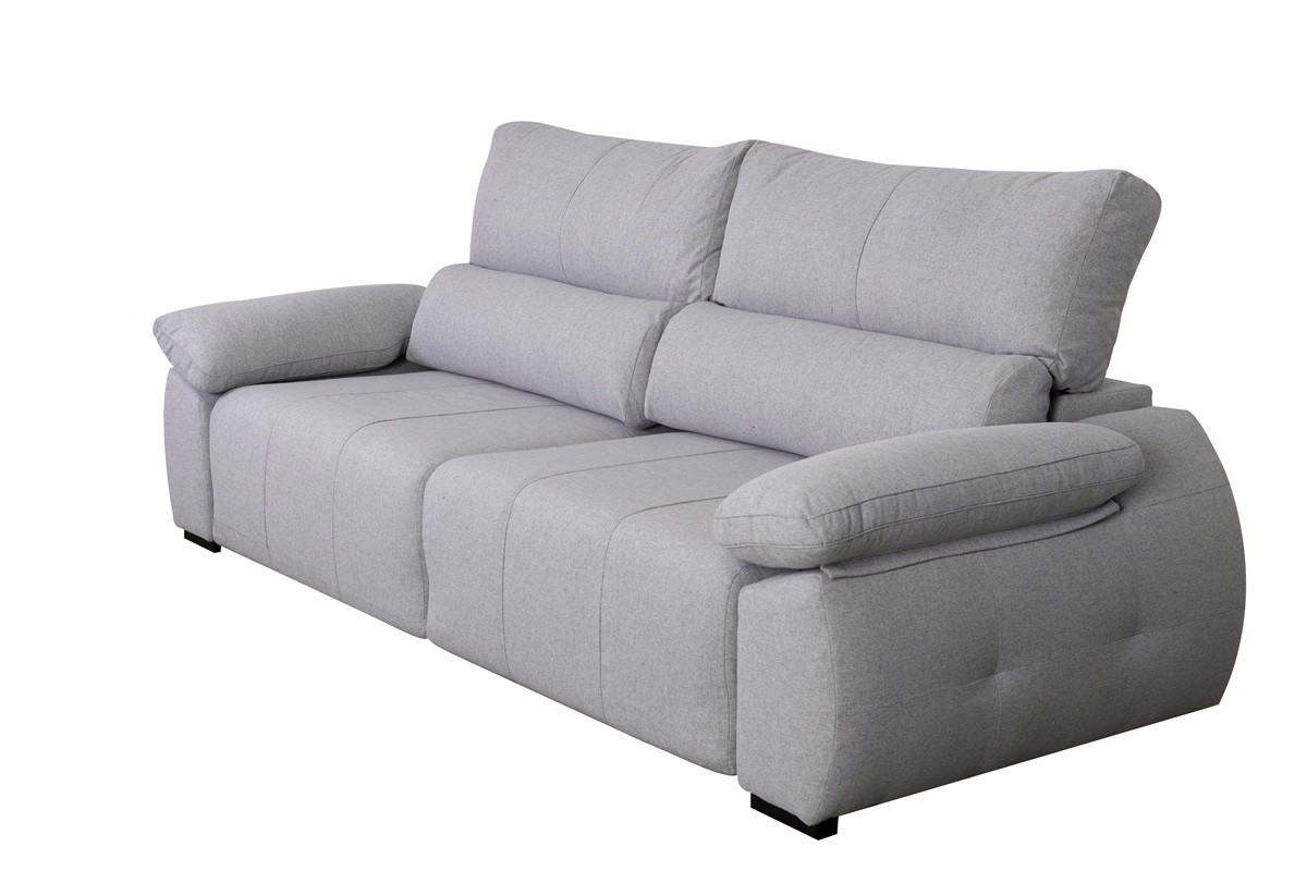 Sofá cama 3 plazas DIOR 245 cm gris moderno | Atrapamuebles