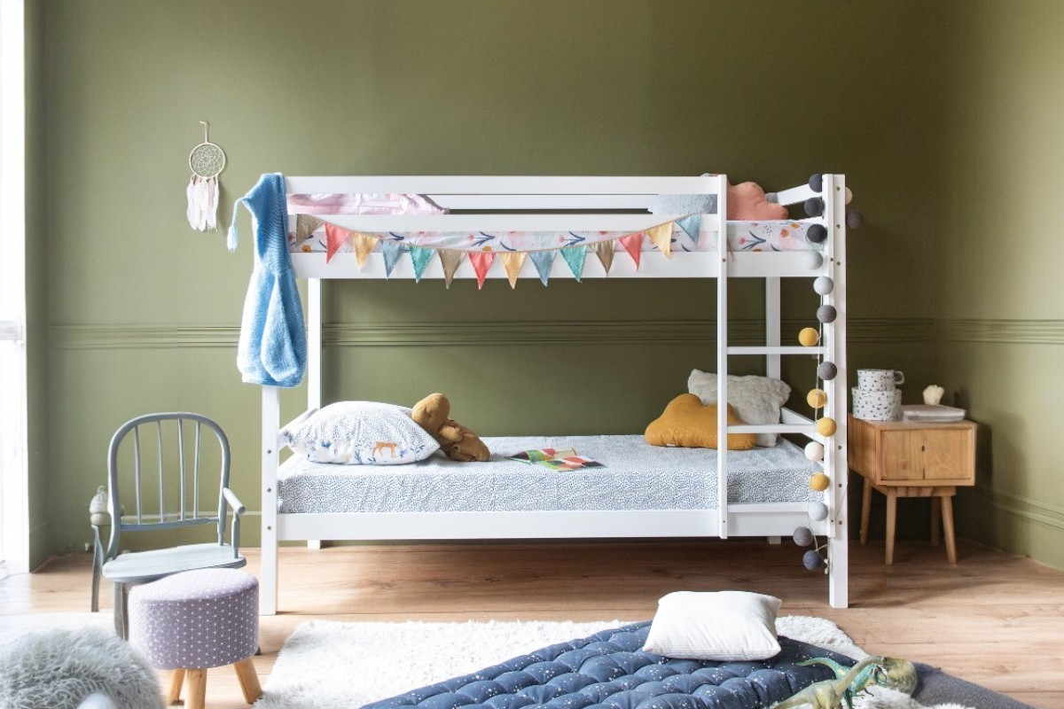 Literas De Pino Con Escaleras Muebles Home Chic 🔺 | 🎄 CAMA