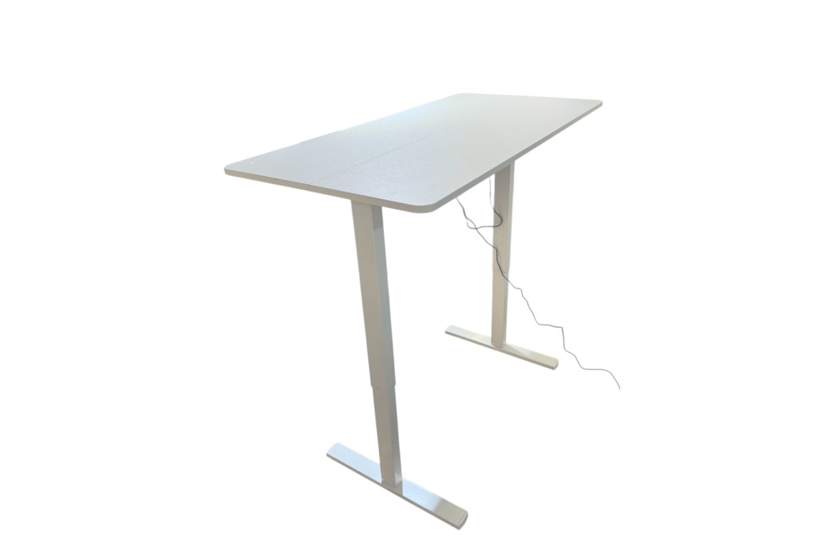Escritorio Elevable UNGEN 120 eléctrico en blanco