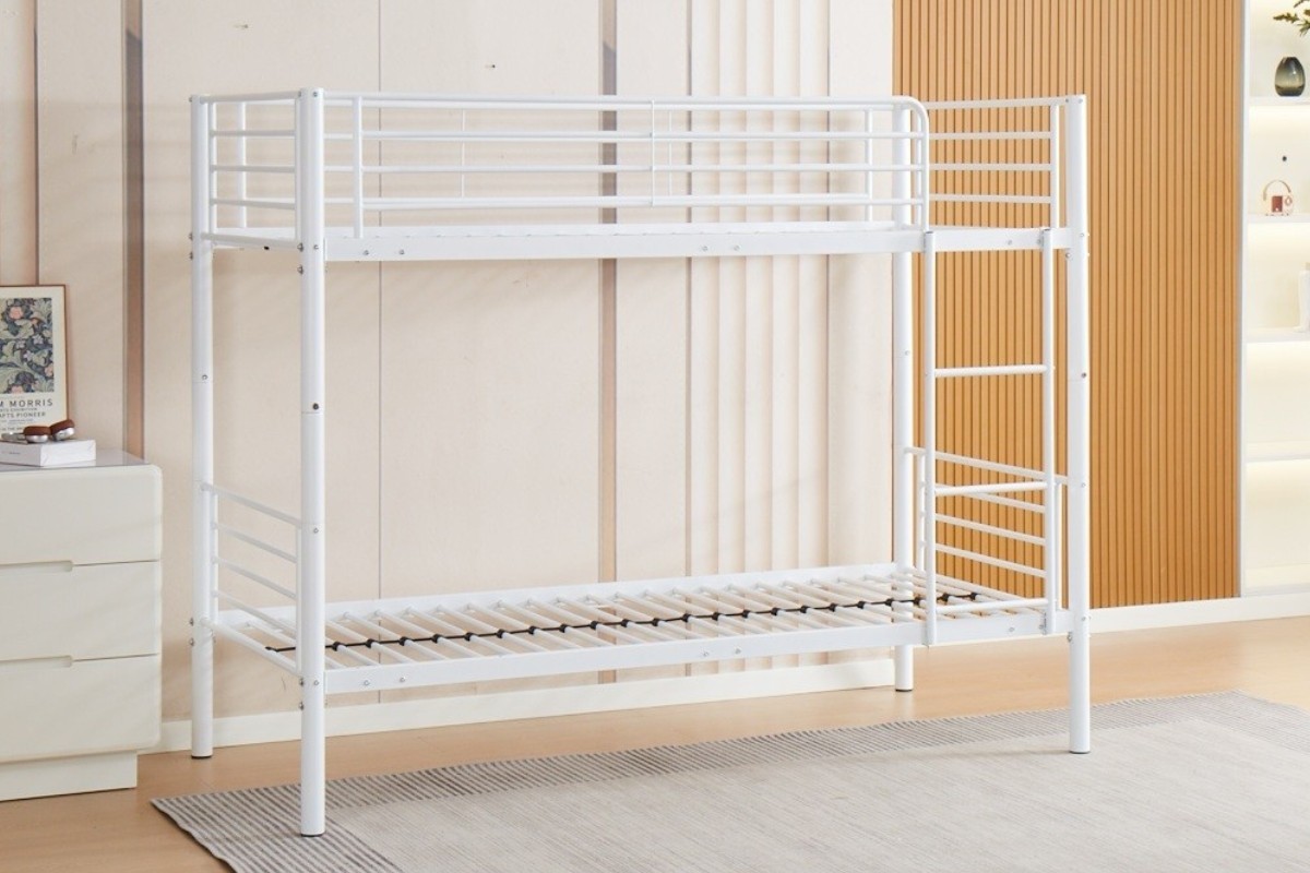 Litera ASTRID Blanca 2 camas 90x190 cm | Atrapamuebles