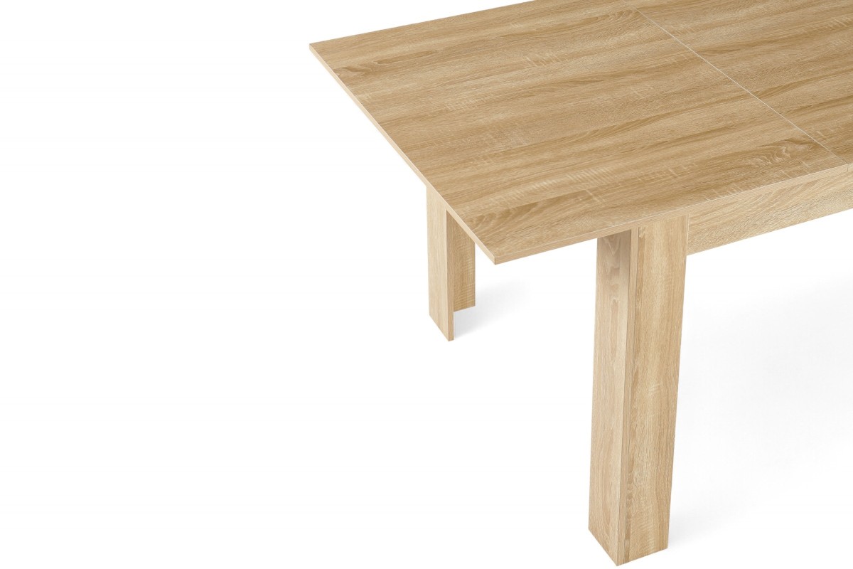 Mesa de sala de jantar extensível 140 - 190 cm na cor Carvalho Cambrian